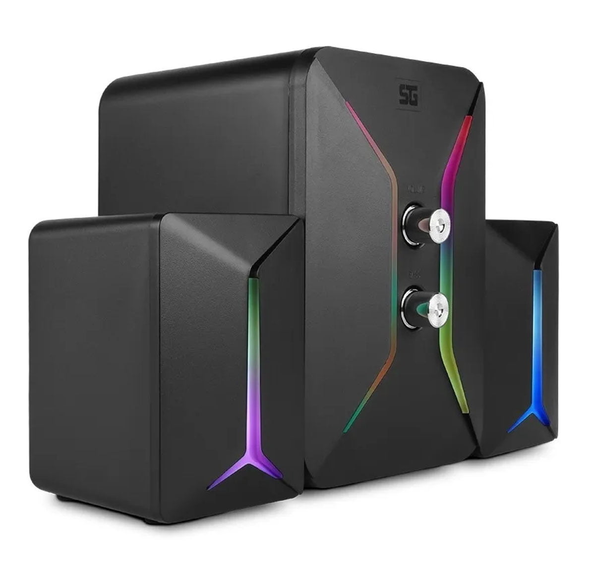 Bocina Vorago Start The Game 2.1 Usb 3.5mm Negro Rgb Spk-250 Vorago SPK ...