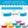 Miguan 700 Pieces Colored Wristbands for Events Wrist Bands Paper ...
