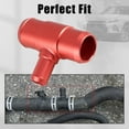 Aluminum Engine Coolant Tee Radiator Lower Hose Connector Tee Fit for ...