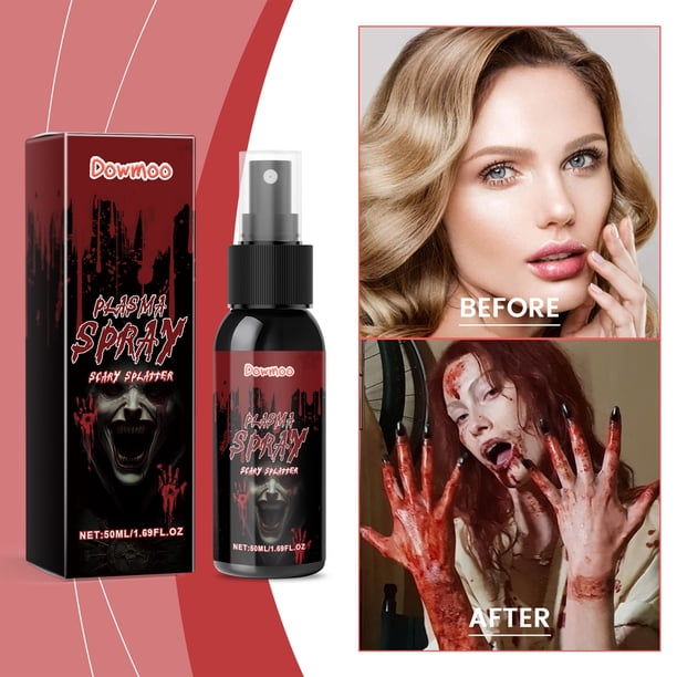 Nituyy Halloween Fake Blood Makeup Realistic Blood Spray Washable ...