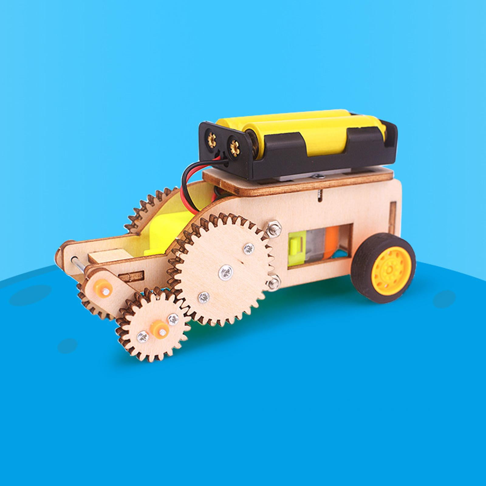 Wooden Puzzle Gear Shuttle Car Creative Heavy Truck Educational Toy ...