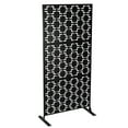 SHZICMY Outdoor Decorative Privacy Screen Panel Planter Wall Metal ...