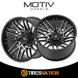 Motiv 424MB Mutant Gloss Black Machined Wheel Rim, 20" x 9" 6 x 135mm/6 ...