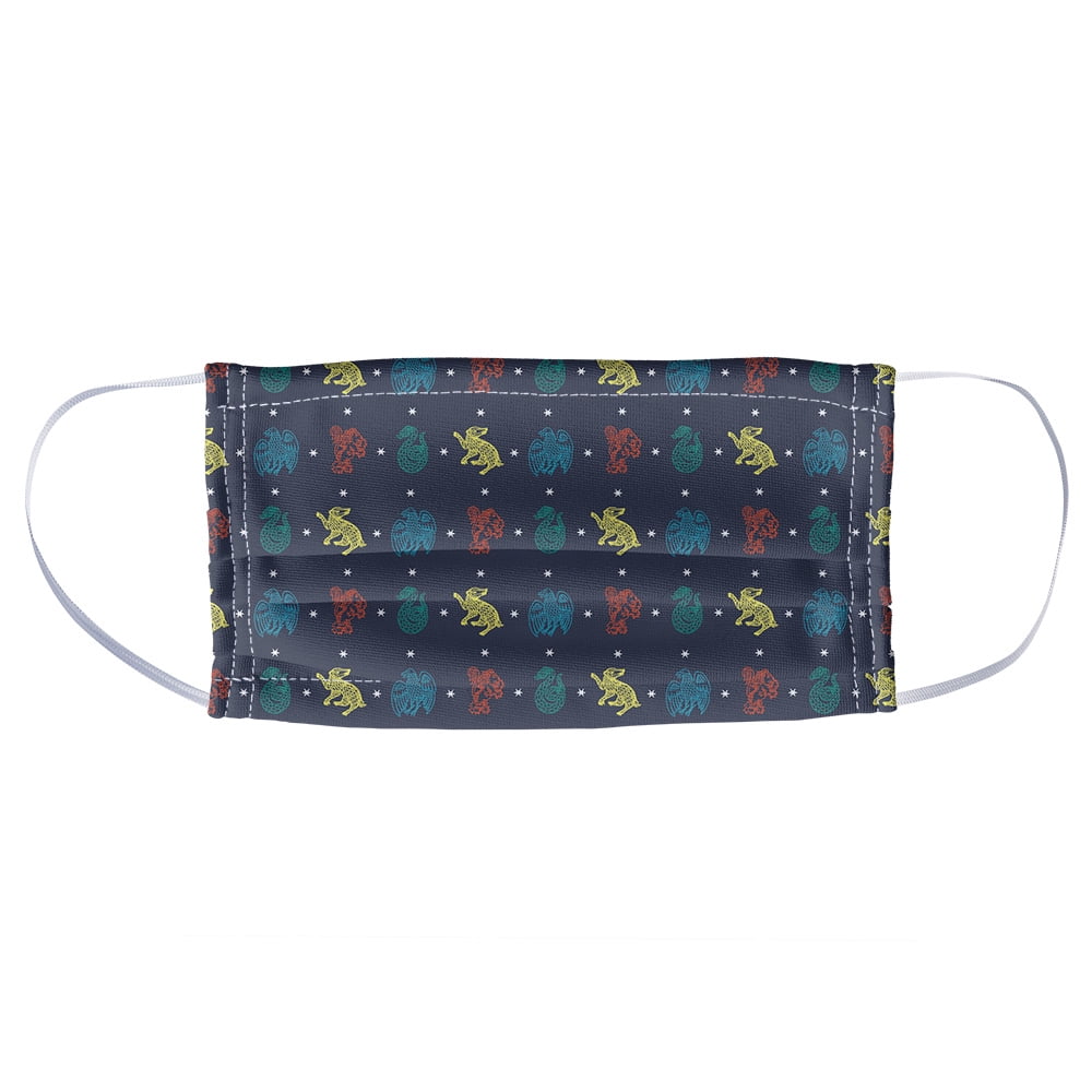 Harry Potter House Symbol Pattern 1-Ply Reusable Face Mask Covering ...
