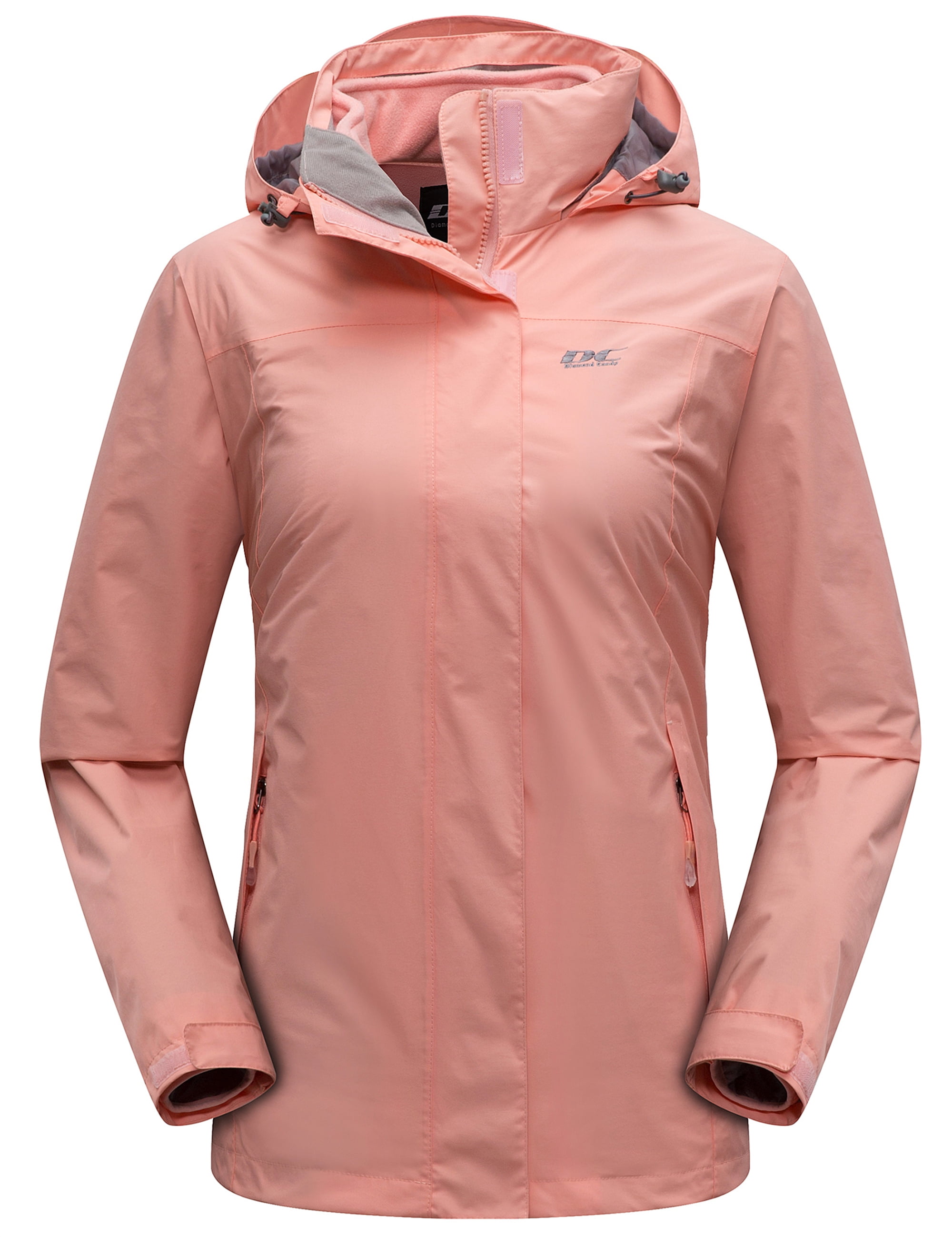 Diamond Candy Womens 3-in-1 Winter Jacket Waterproof Rain Coat with ...