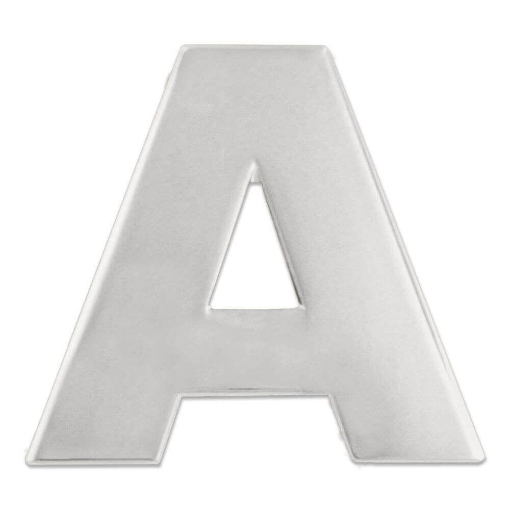 PinMart's Silver Letter A Alphabet Lapel Pin - 10 Pack - Walmart.com