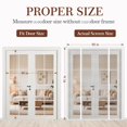 Magnetic Screen Door Double Side Opening Fit Door Size 60" x 80 ...