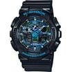 Casio G-Shock Military Black GA100MB-1A 3-Eye Ana-Digi Wristwatch ...