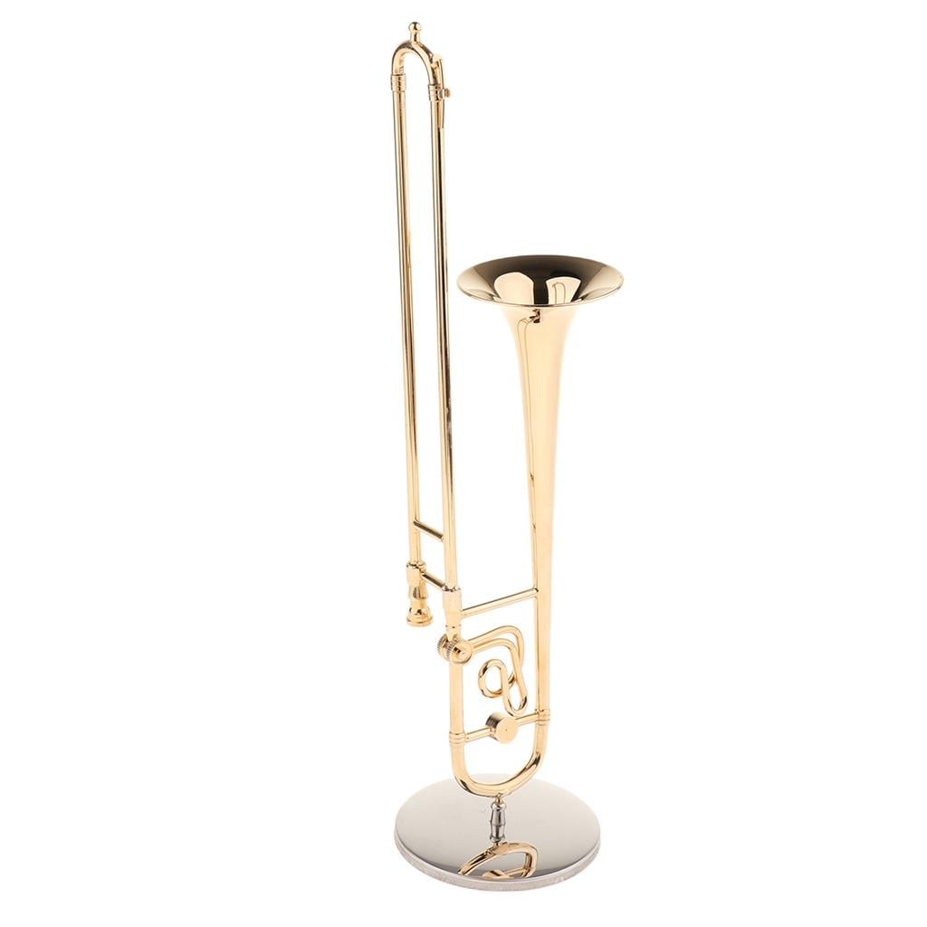 Miniature Trombone Model Musical Instrument For Children Kids Birthday ...