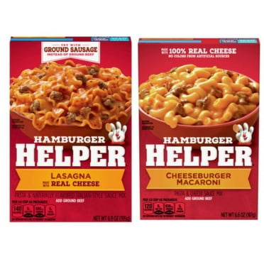 Hamburger Helper Bacon Cheeseburger Macaroni Meal, 5.1 oz, Prepackaged ...