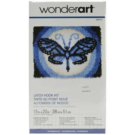 Wonderart Latch Hook Kit 15"X20"-Butterfly Moon | Walmart Canada