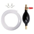 Manual Siphon Pump with Hose Clip Control Portable 2M Syphon Hose Pump ...