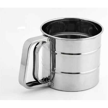 Semi-Automatic Stainless Steel Fine Mesh Flour Sifter | Walmart Canada