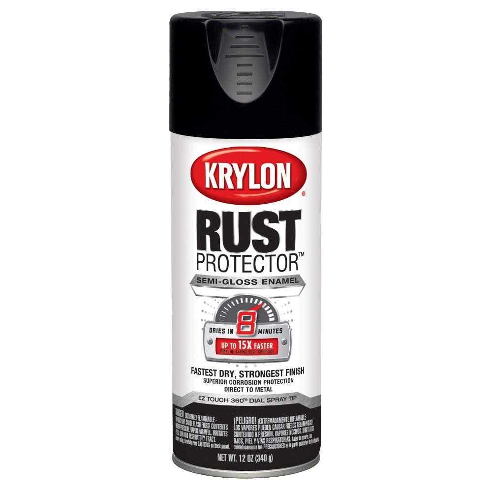 Krylon K06902100 Rust Protector and Preventative Enamels, Semi-Gloss ...