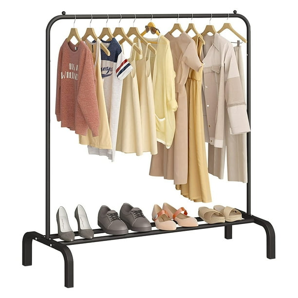 Metal Garment Rack Multi-Functional Single Pole Clothing Rack for ...