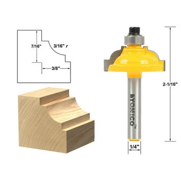 Yonico Door Lip & Finger Grip Router Bit - 1/2" Shank - 13128 - Walmart.com