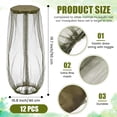 12 Pcs Mosquito Head Net Mesh for Hiking & Outdoors, Bug Face Netting ...