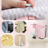 TGCUR Stitching Gun for Clothes, Quick Sewing Gun, Pink Hemming Tool ...