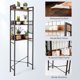 Costway 3-Tier Over-The-Toilet Storage Rack Bathroom Organizer Space ...