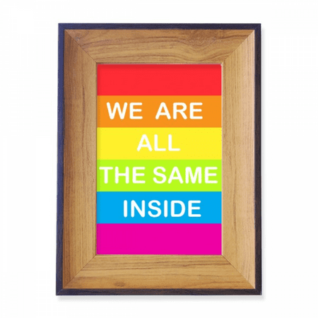 Rainbow Transgender LGBT Photo Frame Exhibition Display Art Desktop ...