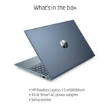 "HP Pavilion 15.6"" Horizon Blue Laptop, AMD Ryzen, Thin and ...