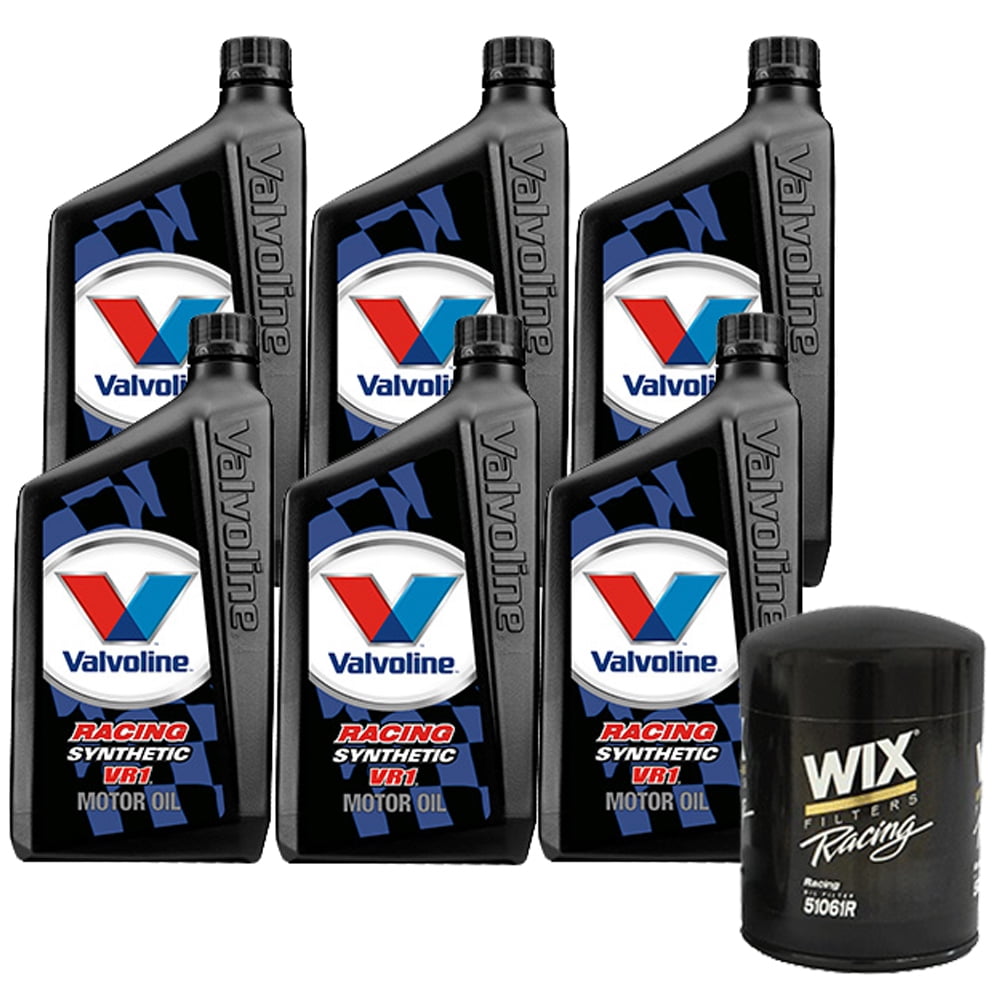 Valvoline 679082 VR1 Syn 20W50/WIX 51061R SB-Chevy Oil Change Kit ...