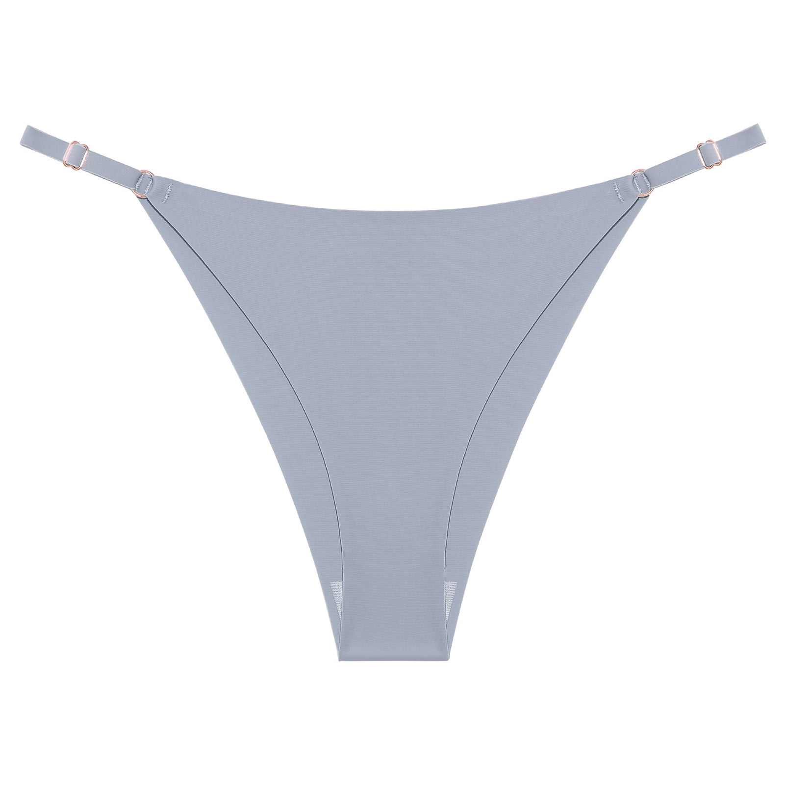 huanledash Women Panties Triangle Shape Solid Color Soft Low Waist ...