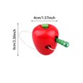 Wooden Fruit Threading Beads Toy Fine Motor Skill Development Color ...
