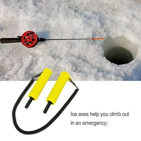Retractable Ice Fishing Picks Stretch Fish Grip Winter Steel ...