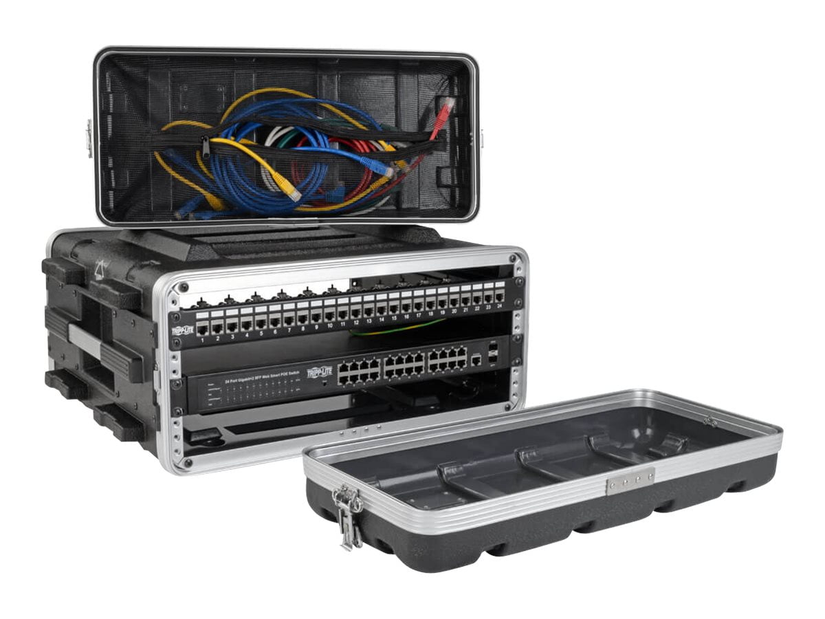 Tripp Lite 4U ABS Server Rack Equipment Flight Case for Shipping ...