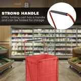 Juggernaut Carts Folding Shopping Cart, 110 lbs Capacity - Walmart.com