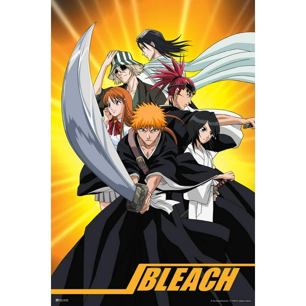 Bleach Poster Anime Merch Manga Cast Group Merchandise Series Comic Art ...