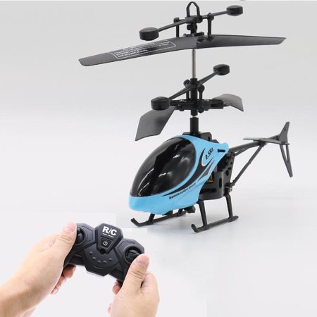 Remote Eletric Flying Helicopter Flashing Lights Hand Controlled ...