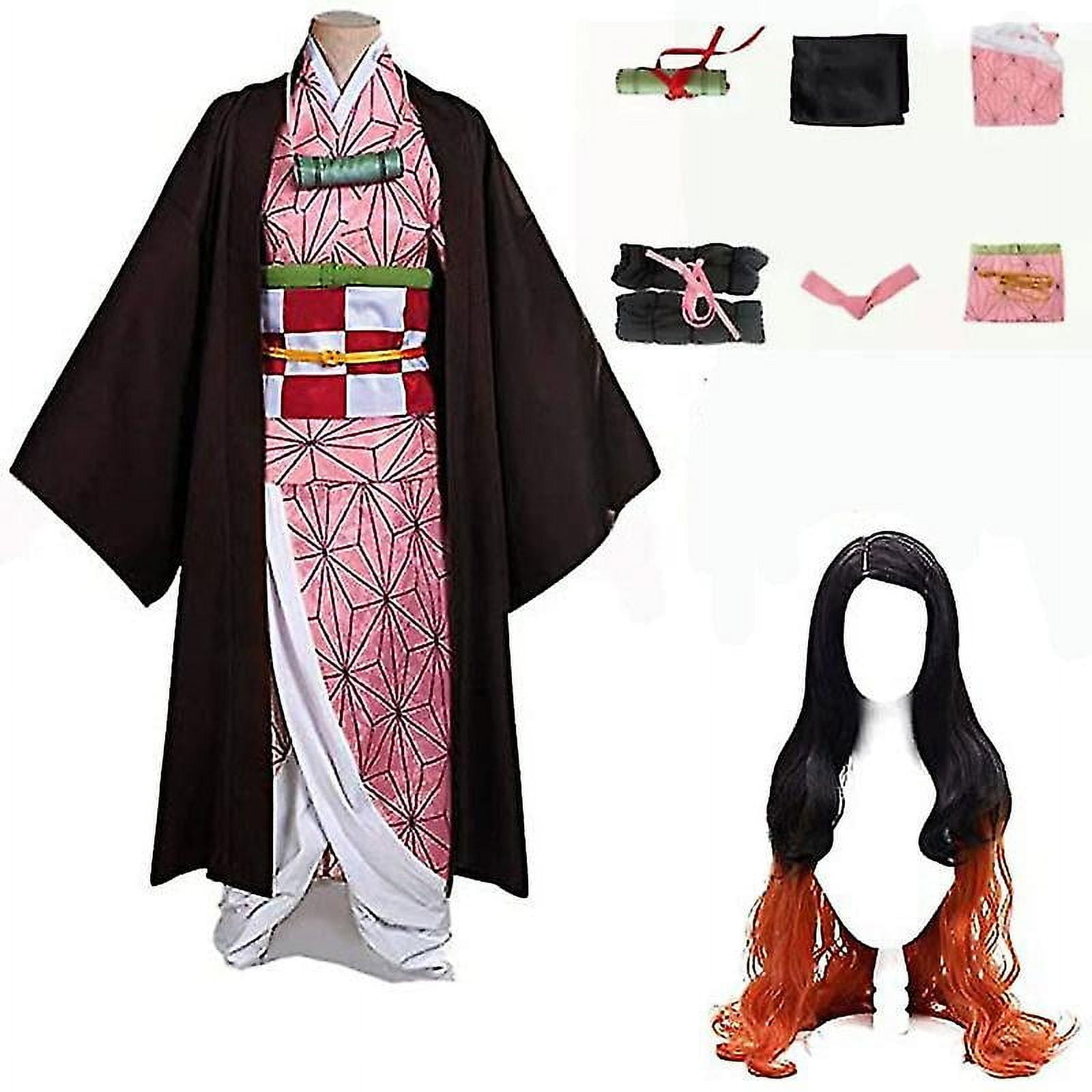 2023-Demon Slayer Hermano y Hermana Kamado Nezuko Disfraz de Cosplay ...