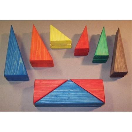 THE PUZZLE-MAN TOYS W-1022 Wooden Educational Building Blocks - New ...