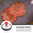BESTYASH Burger Patty Press Stainless Steel Silver for Camping 1 Set ...