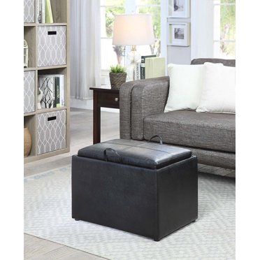 Noble House Safiya Traditional Home Office Fabric File Storage Ottoman ...