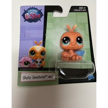 #58 Rera Littlest Pet Shop Brown Collie Dog Puppy Blue Eyes LPS Animal ...