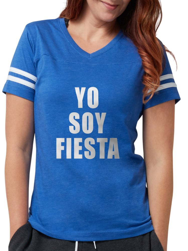 CafePress CafePress Yo Soy Fiesta T Shirt Womens Football Shirt cafepress-cafepress-yo-soy-fiesta-t-shirt-womens-football-shirt