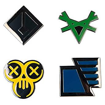 Pin Set - The Division - Factions Icon Logo 4-pack j10064 - Walmart.com ...