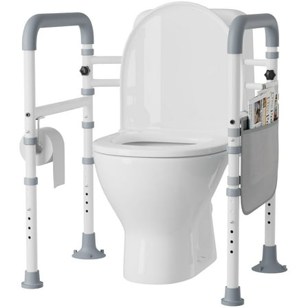 GF Health Lumex Versaframe Toilet Safety Rail, Adjustable Height ...