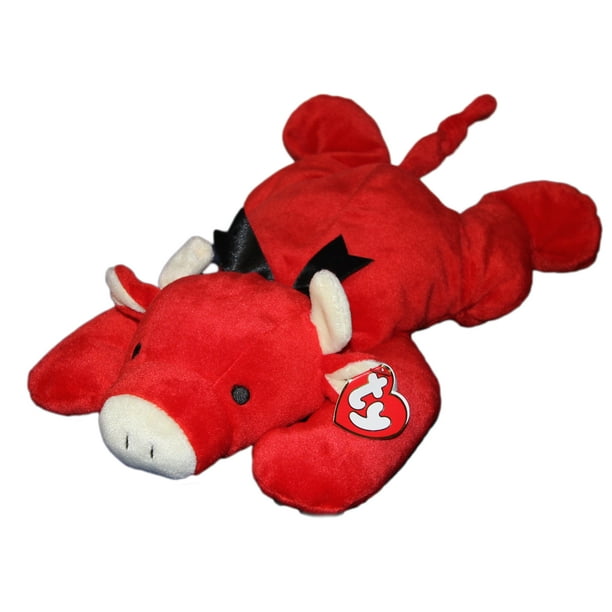 Ty Pillow Pal: Red the Bull | Stuffed Animal | MWMT's - Walmart.com