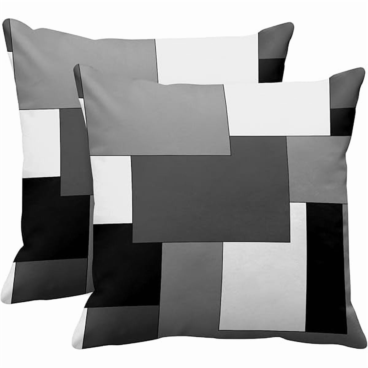 Click here for Wepanpillow Cover Set Of 2 Grey Geometric Throw Pi... prices
