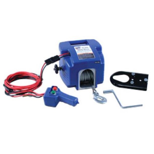 Rhino Tools RHO-10587 12-volt Dc Heavy-duty 2600 Lbs. Single Line Pull ...