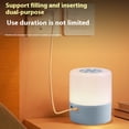 Touch Control LED Night Light, 3 Color Modes, USB Rechargeable ...