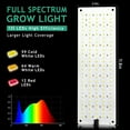 Aoksun LED Grow Light, Full Spectrum Grow Light with 4 Dimmable Levels ...
