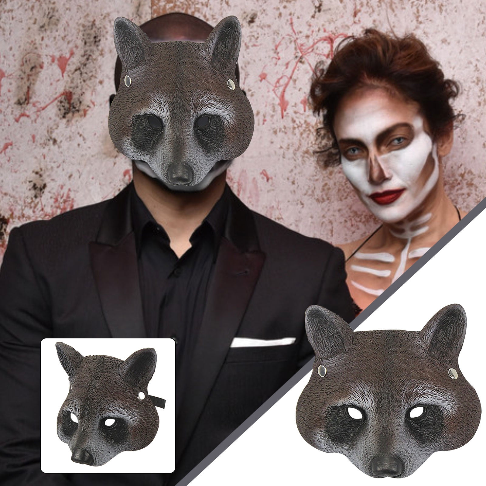 Half Face Animal Mask Realistic Dress Mask Facial Decoration Walmart half-face-animal-mask-realistic-dress-mask-facial-decoration-walmart