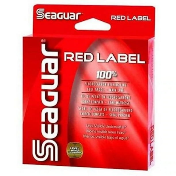 Seaguar Red Label 100 Percent Fluorocarbon Fishing Line, 1000 yds 12lbs ...