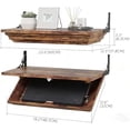 Hidden Floating Shelf with Secret Compartment, Wall Mounted G-un ...