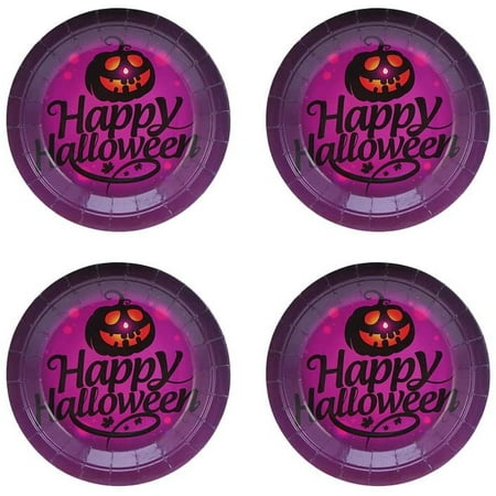 KSCD 30KSCD Count Disposable Plates Halloween Paper Plates for ...